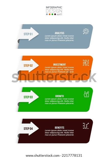 Infographic Template Business Concept Workflow Stock Vector Royalty Free 2217778131 Shutterstock