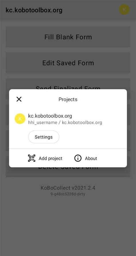 data collection on kobocollect app latest version — kobotoolbox