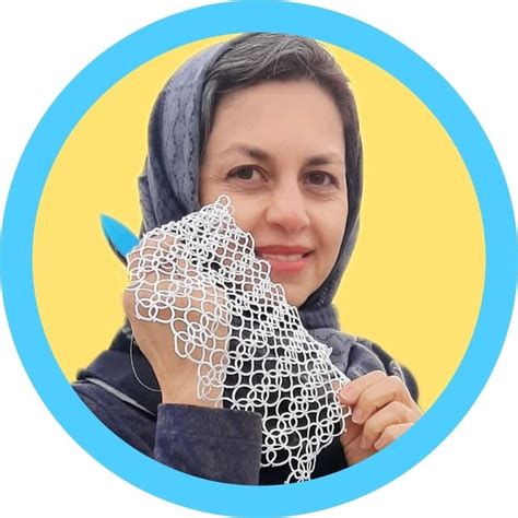 ‎مینا مرتضوی مدرس گیپوربافی‎ Mina Tatting Threads Say More