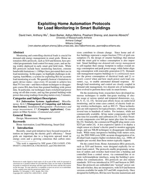 pdf exploiting home automation protocols for load monitoring in smart