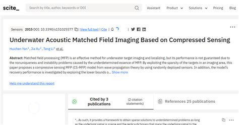 Underwater Acoustic Matched Field Imaging Based On Compressed Sensing