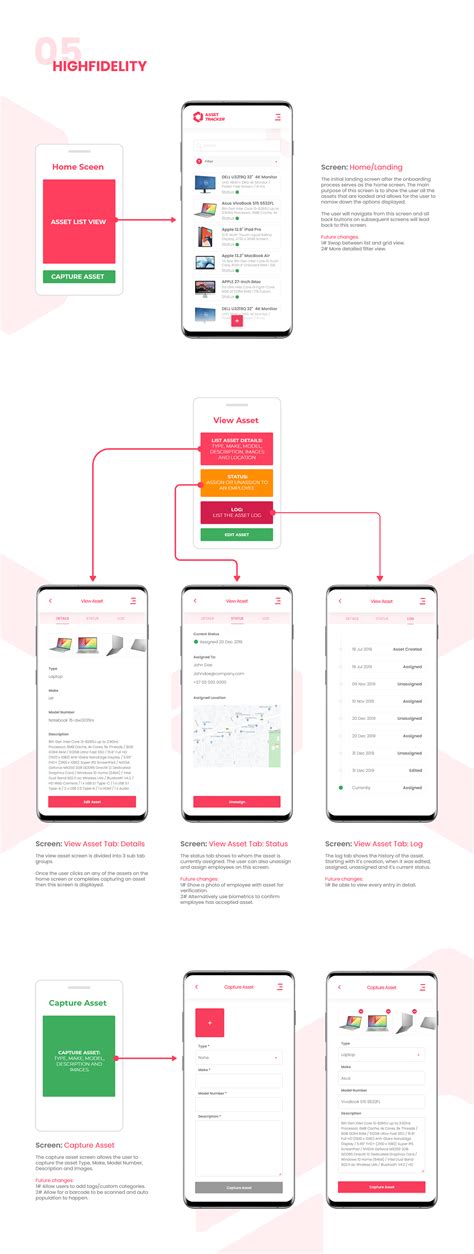 Asset Tracking App On Behance