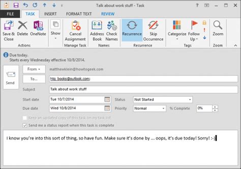 Beginner How To Create And Manage Tasks In Outlook