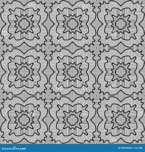 Seamless Pattern Stock Vector Illustration Of Black