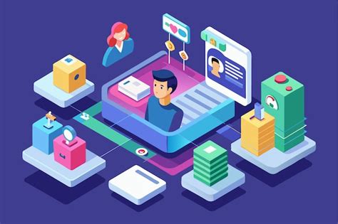 A Customizable Profile Interface Featuring User Interaction Elements