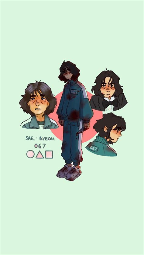 100 067 Squid Game Backgrounds