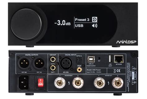 MiniDSP Introduces SHD Power Integrated DSP Powered Amplifier And New AmbiMIK 1 Ambisonic