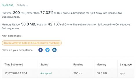 659 Split Array Into Consecutive Subsequences Kickstart Coding