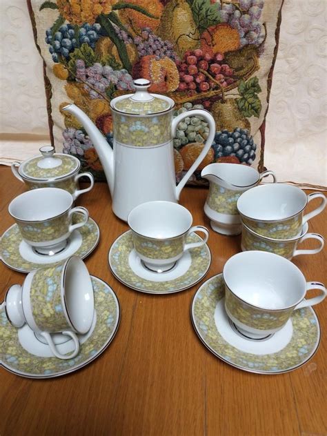 단종 앤틱 일본 Sango 차이나 티팟셋트and찻잔 개별값 헬로마켓