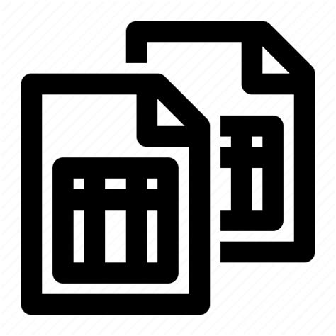 Data Set Datasets Table Sheets Structured Document Icon
