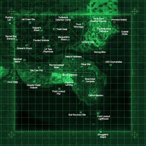 Every Location Fallout 3 Map