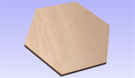 185 Miter Fold Hexagon Tray
