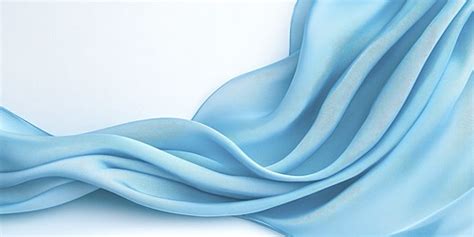 Blue Fabric Waves Abstract Background Soft Fabric Fabric Folds Blue Fabric Background Image
