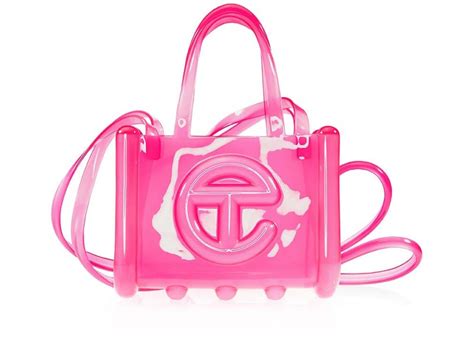 Telfar X Melissa Small Jelly Shopper Clear Pink In Pvc Gb
