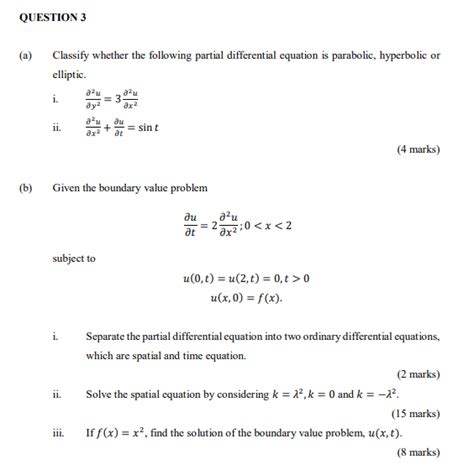 solved question 3 a classify whether the following partial