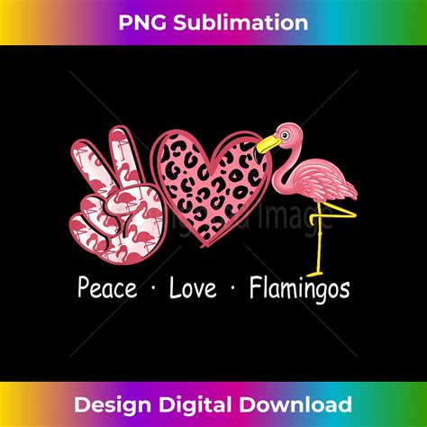 Peace Love Heart Pink Flamingos Cheetah Leopard Women Girl Inspire
