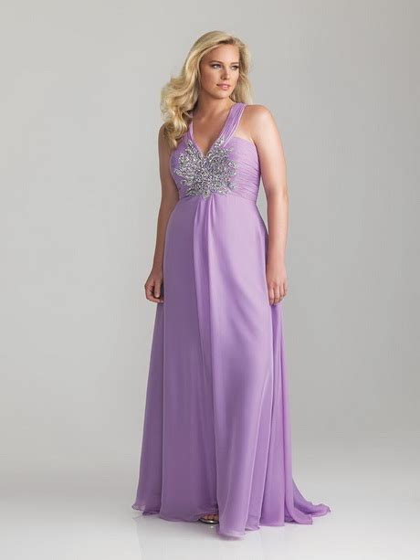 Lavender Plus Size Dresses