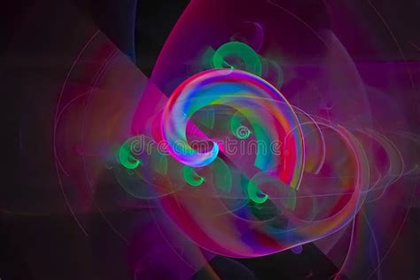 Abstract Effect Digital Fractal Science Imagination Dynamic Texture Surreal Design Energy Magic