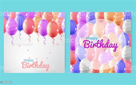 인사말 카드 포스터 또는 배너를위한 생일 축하 타이포그래피 디자인 벡터 일러스트레이션 기념일에 대한 스톡 벡터 아트 및 기타