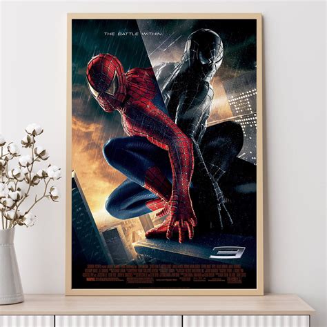 Spider Man 3 Movie Poster Art Prints Home Decor Wall Art Canvas