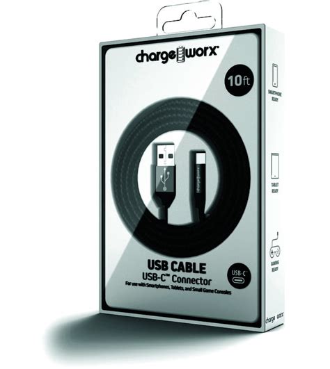 10ft Usb C Cable Black Hospital T Shop
