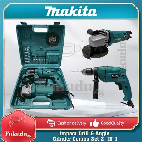 Makita In Power Tool Set W Grinder And Drill In A Box Lazada Ph