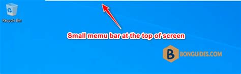 how to hide the top bar in vmware workstation in full screen mode