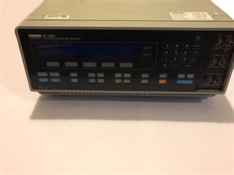 Schlumberger SI 1260 Impedence Gain-Phase Analyzer. Calibration ...