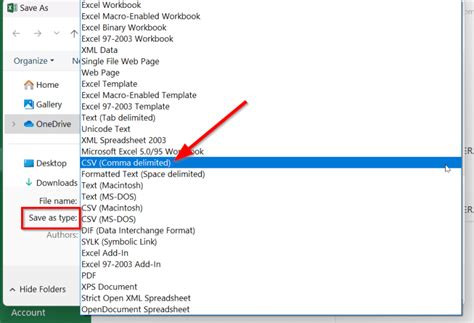 how to convert excel file to csv with comma delimited excel insider