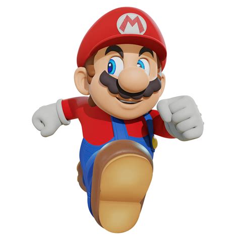 Mario Time Model By Super Render World R Mario