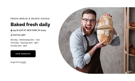Real Bread Traditional Skills CSS Template By Nicepage