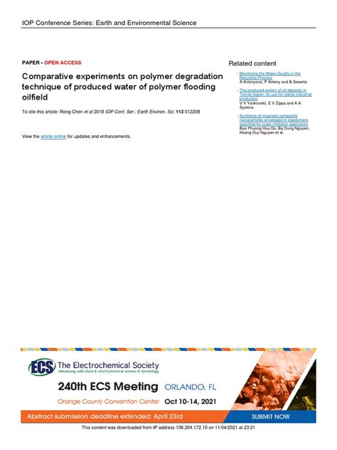 Degradation Pdf Polymers Ozone