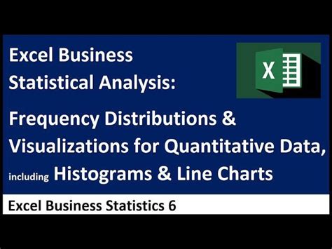 free video excel statistical analysis frequency distributions