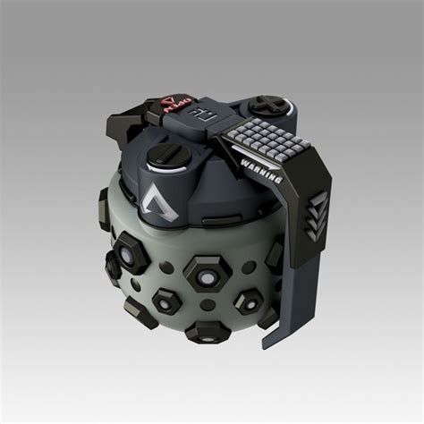 Apex Legends Octane Frag Grenade D Turbosquid