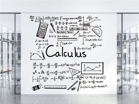 Calculus Graffiti Doodle Decal Math Wall Stickers For School Wall