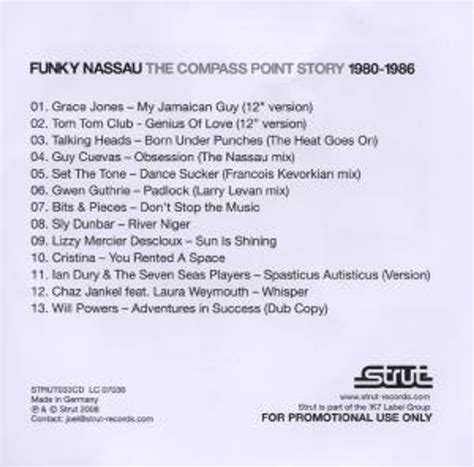 Funky Nassau Compass Point Story Cd Jpcde