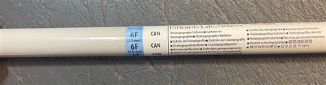 New Edward Life Science 420406f Fogarty Cholangiography Catheter 6f X