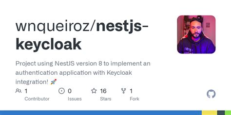 github wnqueiroz nestjs keycloak project using nestjs version 8 to