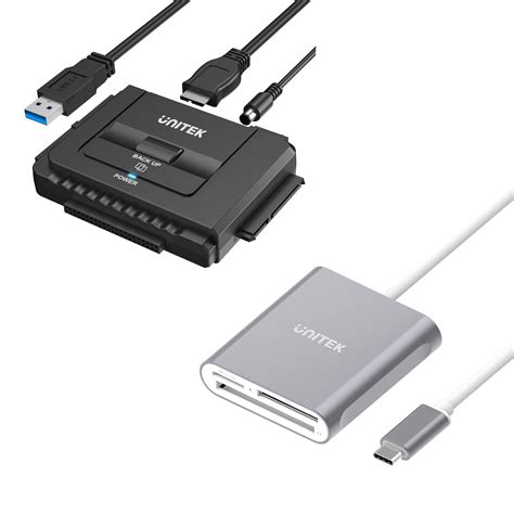 Buy Unitek Bundle USB 3 0 To IDE And SATA Converter External Hard Drive Adapter Kit And USB C