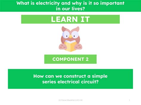 How Can We Construct A Simple Series Electrical Circuit Presentation Science 3rd Grade
