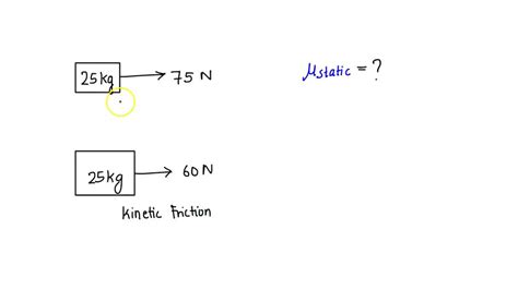 solved a 25 kg block is initially at rest on a horizontal surface a