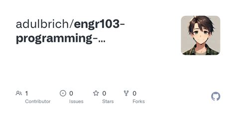Github Adulbrich Engr Programming Questionnaire