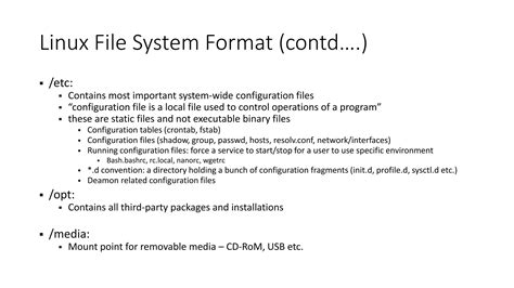 Lesson 2 Understanding Linux File System Pdf