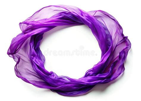 A Captivating Diaphanous Violet Circle Abstract Art Featuring A Thin