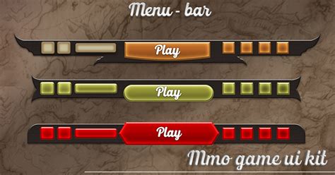 Rpg Mmo Ui Pack Game Ui Kit 2d Gui Unity Asset Store