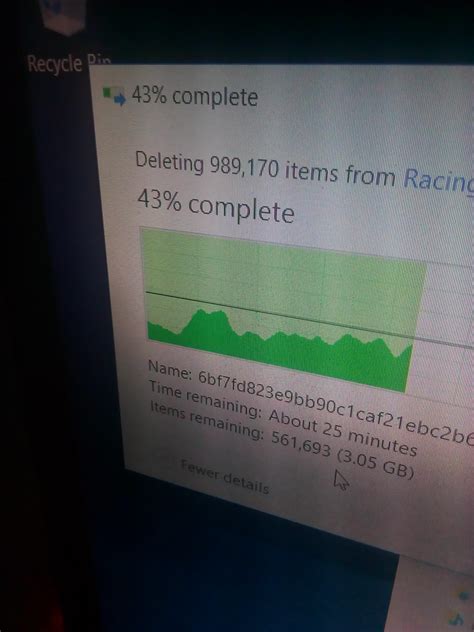Deleting About Million Files From ProjectDirectory Library Is There Any Problem With This