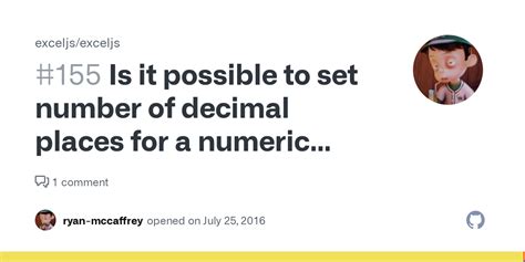 Is It Possible To Set Number Of Decimal Places For A Numeric Cell