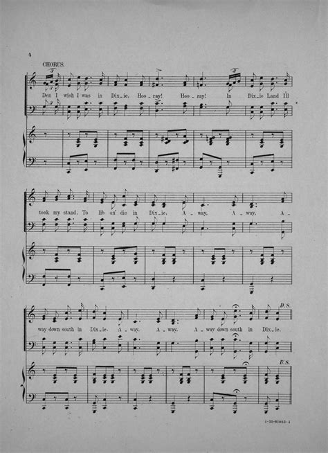 093046 Patriotic Songs Dixies Land Levy Music Collection