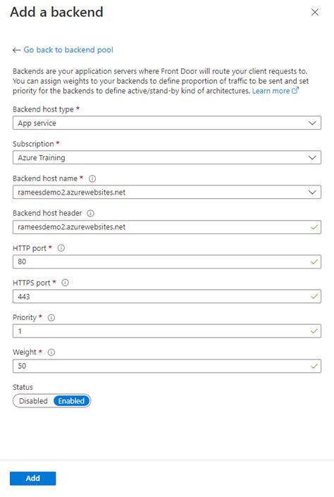 Ensure High Availability For A Web Application Using Azure Front Door Mohammed Ramees