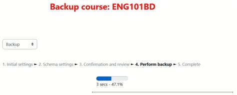How To Create And Download A Backup Of Your Moodle 4 Class Site Faculty Davidson Technology